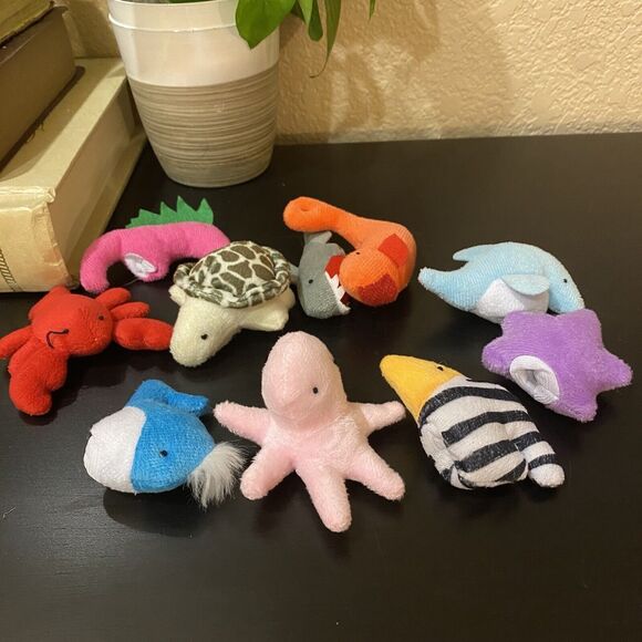 Unbranded | Toys | Ocean Creatures Finger Puppets Set Of Octopus Shark ...